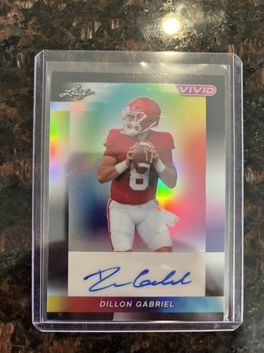 2024 Leaf Vivid - Autographs Black Mojo #BA-DG1 Dillon Gabriel /5 (AU ...