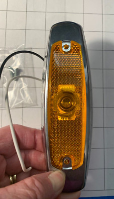 Grote 45663 Clearance / Marker, Amber, Low Profile w/ Bezel | eBay