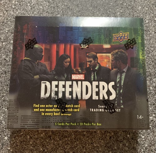 Upper Deck Marvel The Defenders Factory Sealed Trading Card Hobby Box ...