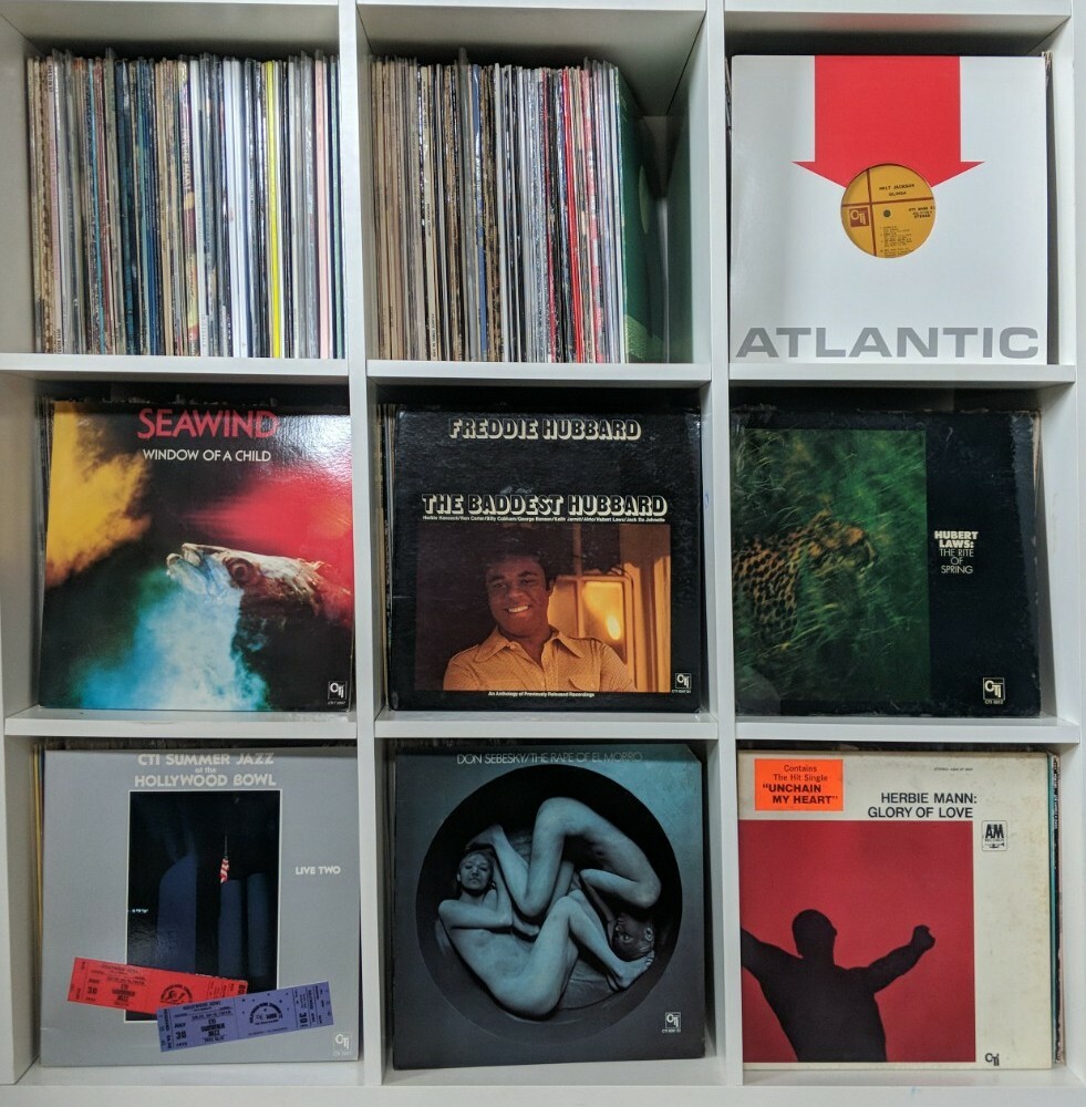 Lot Of 7 CTI Creed Taylor Vinyl Records Jazz/Funk Milt Jackson Olinga ...