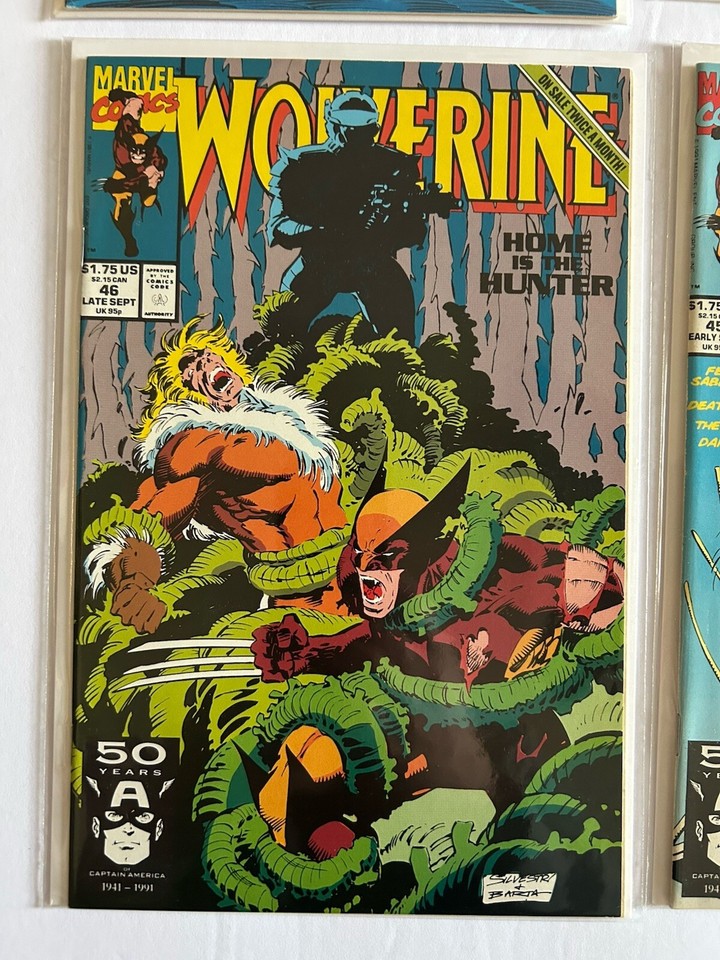 Wolverine #41 42 43 44 45 46 47 48 Complete Set X-Men Weapon X Marvel ...