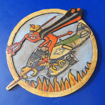 365TH FIGHTER GROUP- HELLHAWKS LEATHER SQUADRON PATCH | eBay