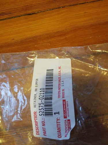 Toyota Rear Bumper Retainer Right P/N 52575 02110 | eBay