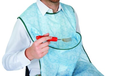 Crumb Catcher Apron Adult Dining Bib Large Pocket To Catch Food And ...