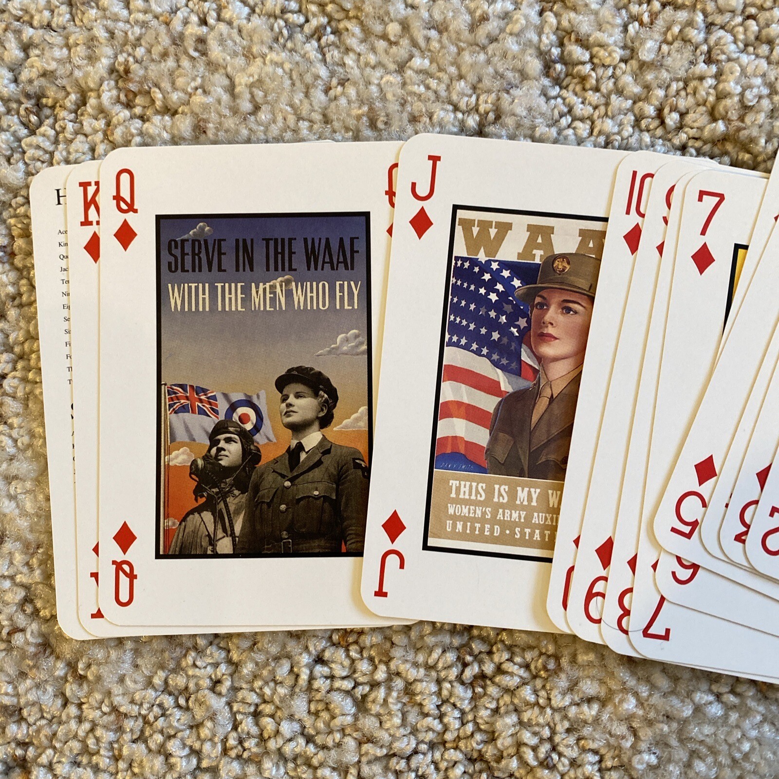 Second World War 1939-1945 Historic Art Poster Playing Cards WW2 | eBay