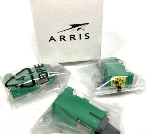 3 Pack ARRIS Fiber Optic Bulkhead Adapters with Shutter SC/APC New ...