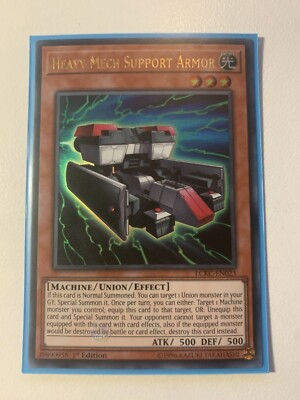 Yugioh 1st VLP/NM Heavy Mech Support Armor LCKC-EN023 Ultra Rare | eBay ...