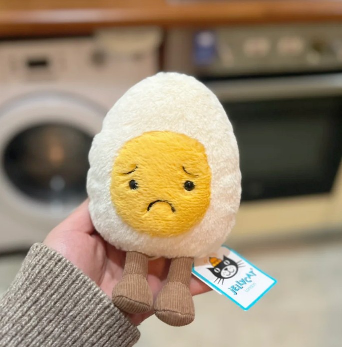 Sweet Apology Gift: Jellycat "I Am Sorry" Boiled Egg Plush, Complete ...