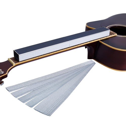 Frautron Guitar Fret Leveling Beam 16 Inch Fret Leveler Sanding Block ...