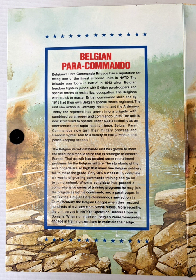 1997 GI Joe Classic Collection Limited Edition Belgian Para-Commando ...