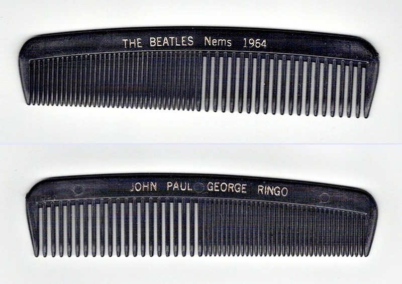 The Beatles NEMS 1964 Black Plastic Comb 4¾" | eBay