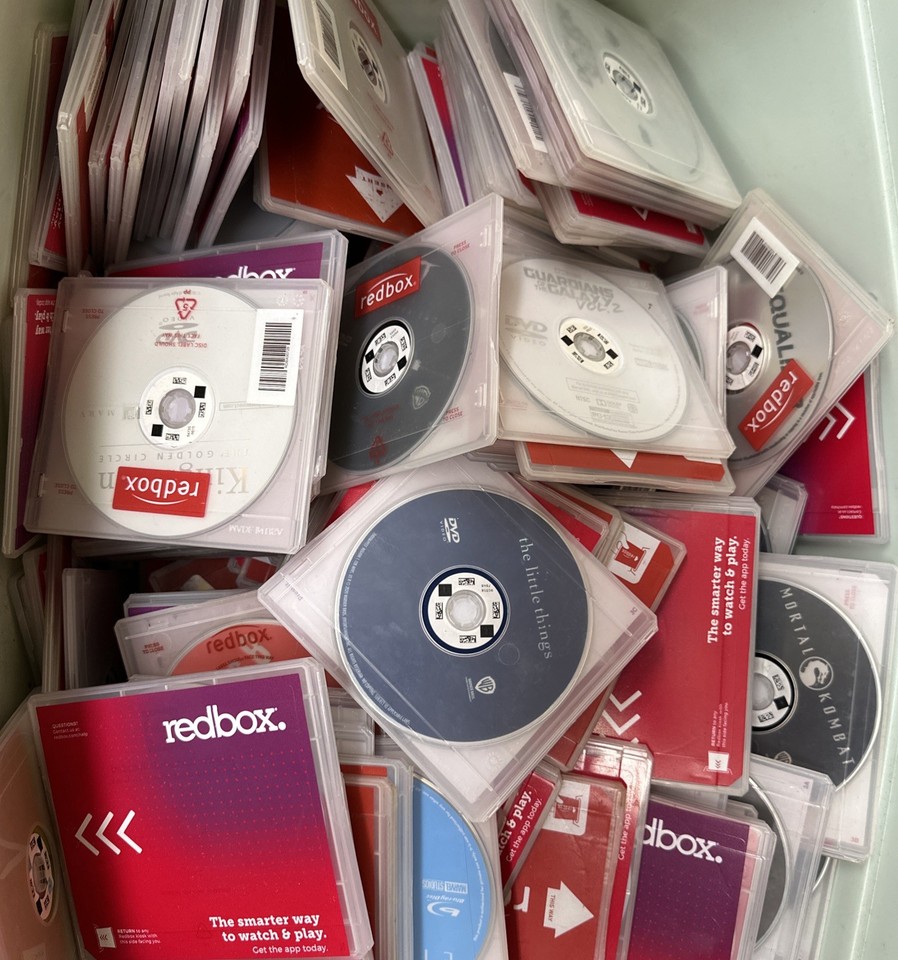 100 Assorted Random Redbox Kiosk DVD & Blu-ray Movies Discs Lot ...