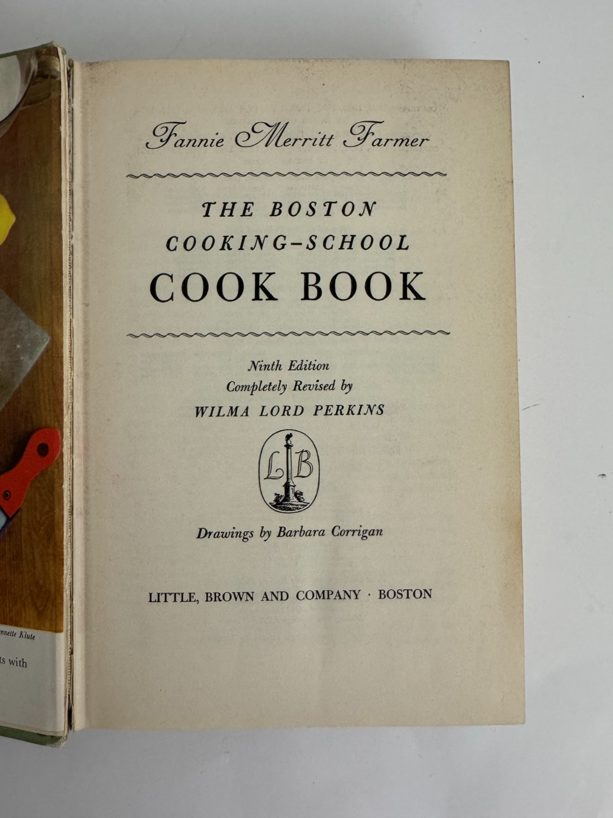 The New Fannie Farmer Cook Book 9th Edition HB Revised by Perkins 1954 ...