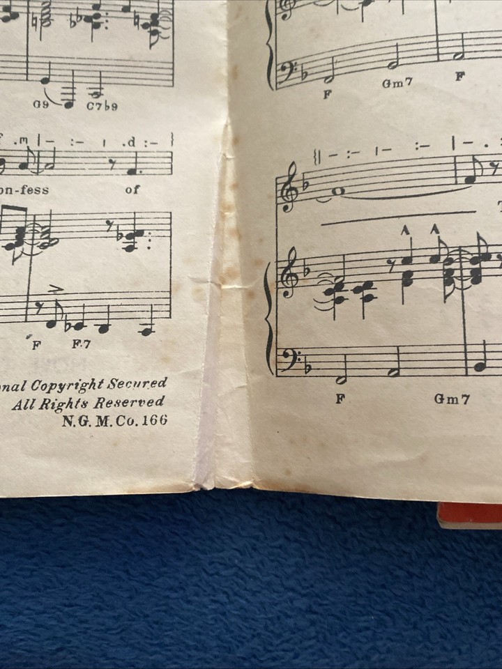 A Little Bird Told Me Sheet Music Sidney Lipton Harvey O Brooks Noel ...