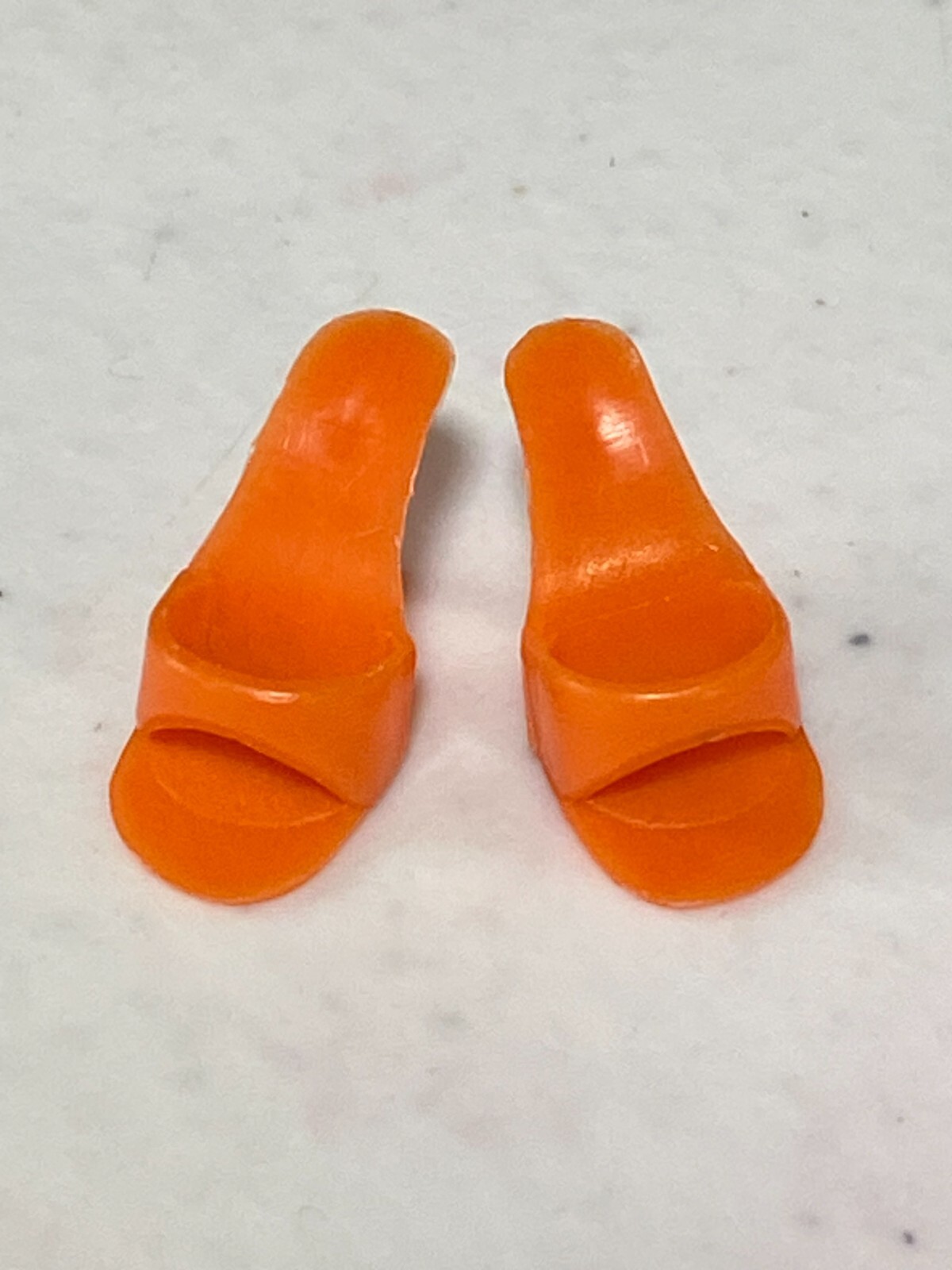 Vintage Barbie Orange Open Toe Heels Shoes Mules Japan #2 | eBay