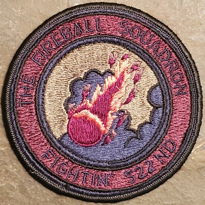 The Fireball Squadron Fightin’ 522nd CANNON AFB, Clovis, NM patch, RARE ...