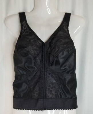 Exquisite Form Women's Bra Black Size 42D Style 5107565 Longline Full ...