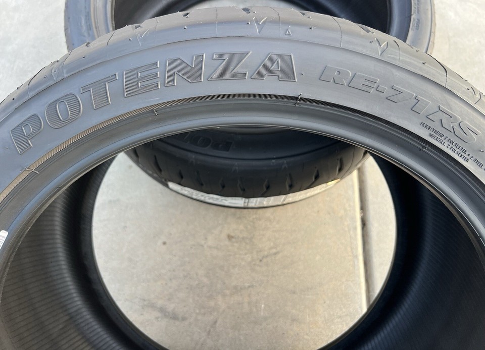Set of TWO BRAND NEW 285/35R20 Bridgestone Potenza RE-71RS RE71RS Tires ...