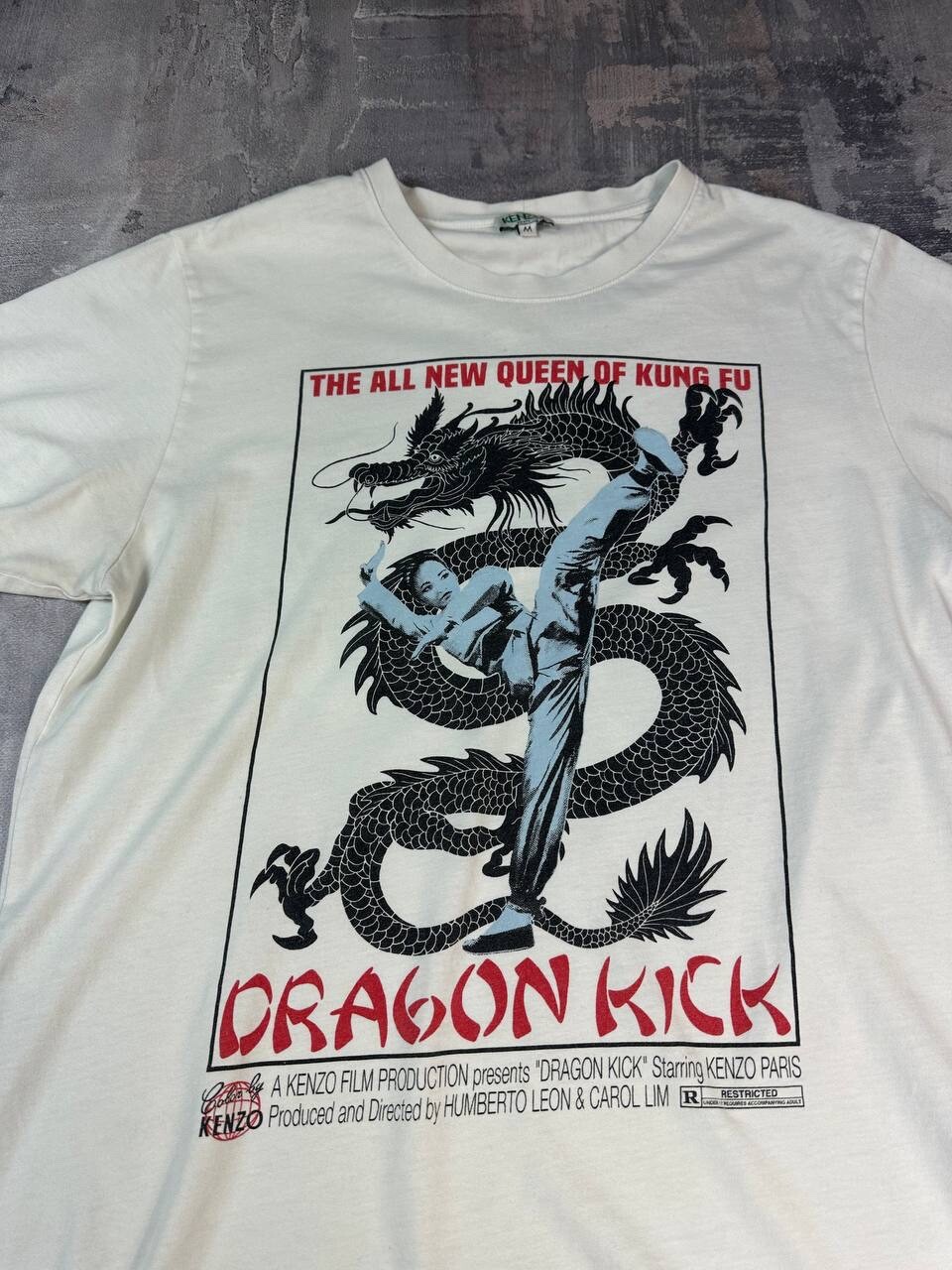 Kenzo Dragon Kick ,,THE ALL NEW QUEEN OF KUNG FU,, tee - Gem