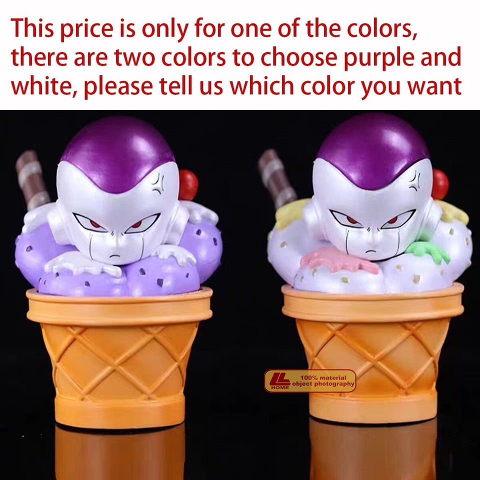Anime Dragon Ball Z Ice cream Frieza Cute PVC Figure Statue Toy Gift ...