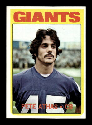 1972 Topps Football #48 Pete Athas RC New York Giants | eBay