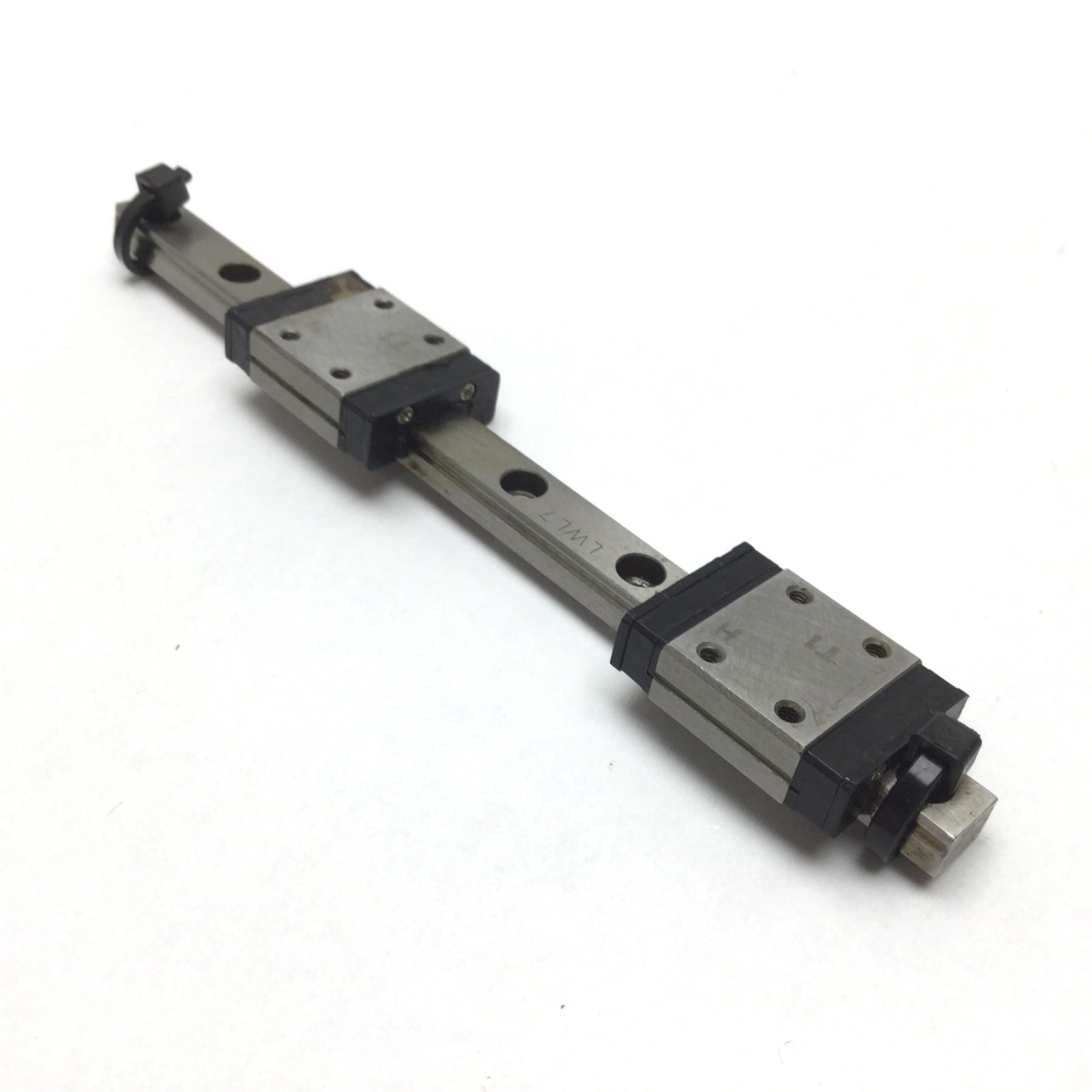 IKO LWL7 Linear Rail W/ 2x Bearing Blocks, Rail Length 4.5", Blocks 0. ...