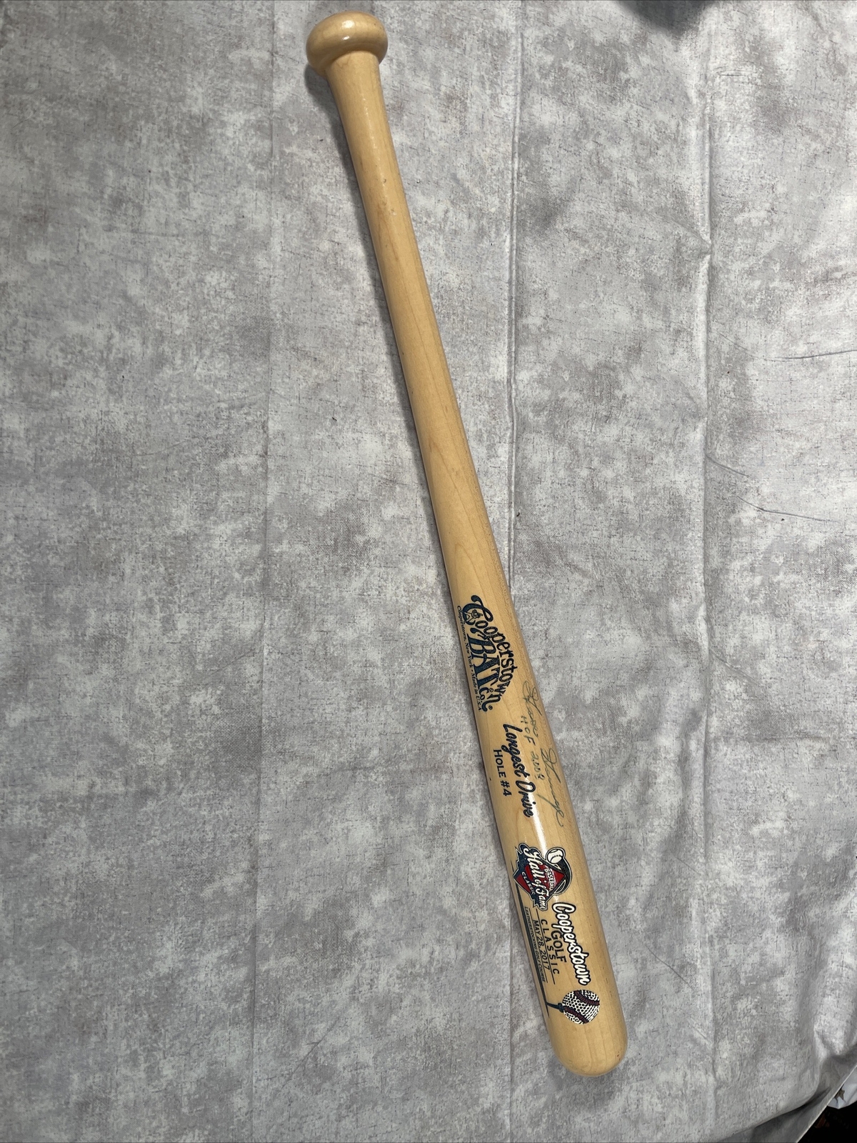 Autographed Baseball Goose Gossage HoF 2008 Cooperstown Bat / Golf 2017 ...