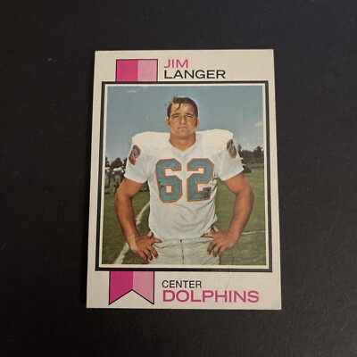 1973 TOPPS JIM LANGER RC #341 | eBay