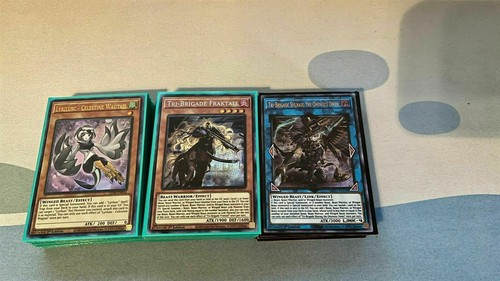 YuGiOH Complete Tri-Brigade Lyrilusc Deck! Zeus Fraktall Kitt Shura ...