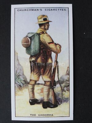 No.8 INDIA THE GHOORKA Warriors of All Nations REPRINT of Churchman ...