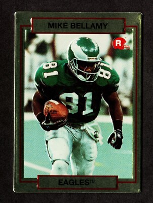 1990 ACTION PACKED RC #28 MIKE BELLAMY - PHILADELPHIA EAGLES - ROOKIE ...