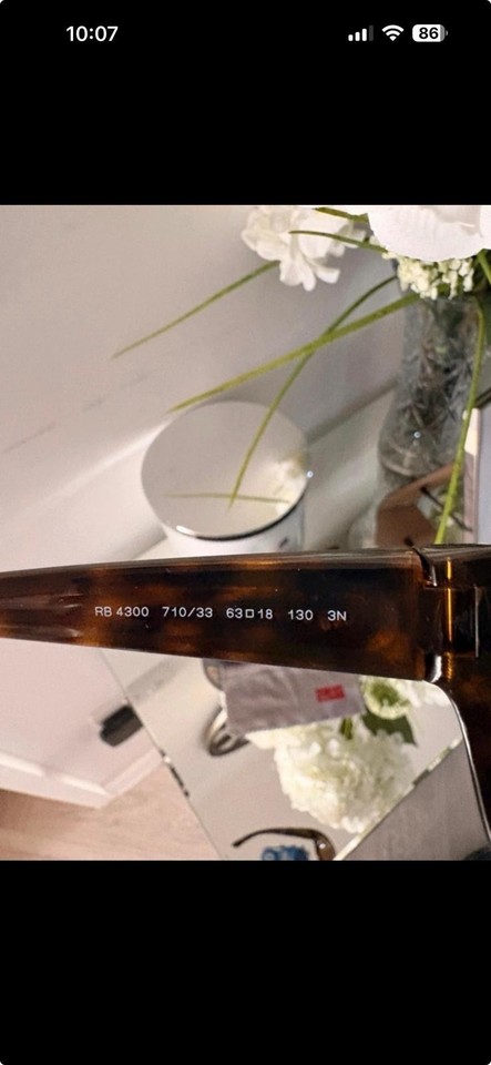 Ray Ban Sunglasses RB4300 | eBay UK