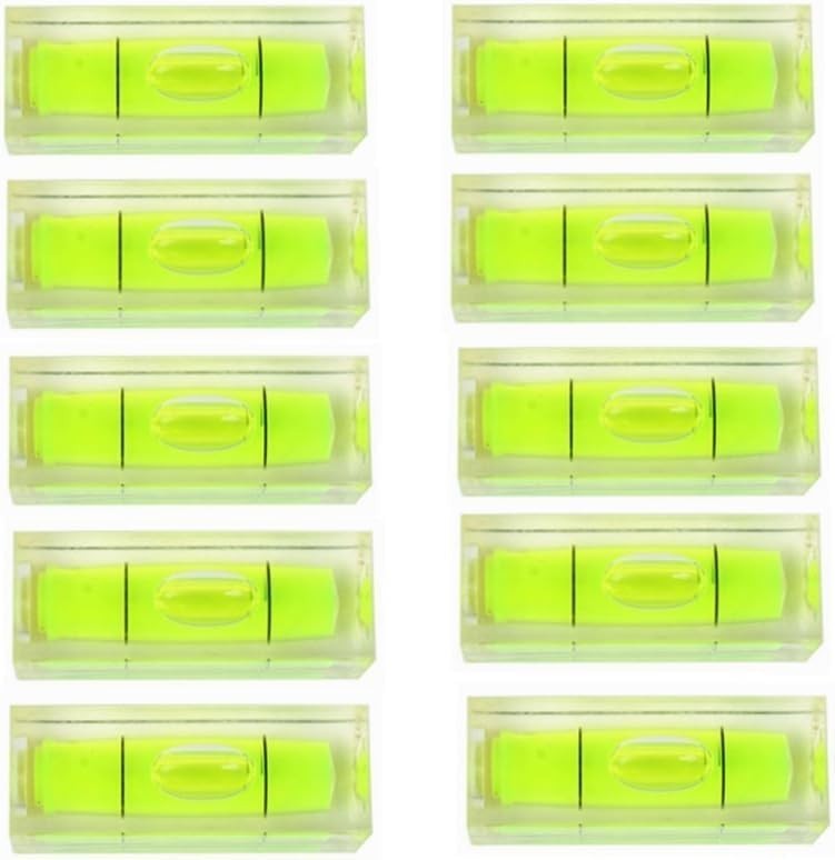11 Pcs Mini Square Bubble Spirit Level 10x10x29mm Picture Hanging Tool ...