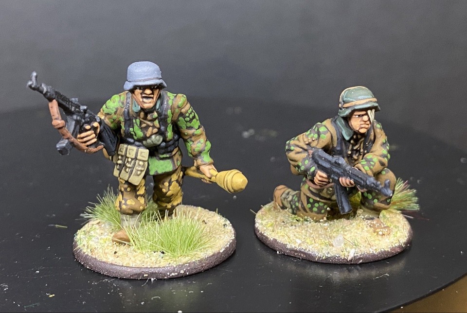 Painted Warlord Games Bolt Action German SS Infantry Squad | eBay UK