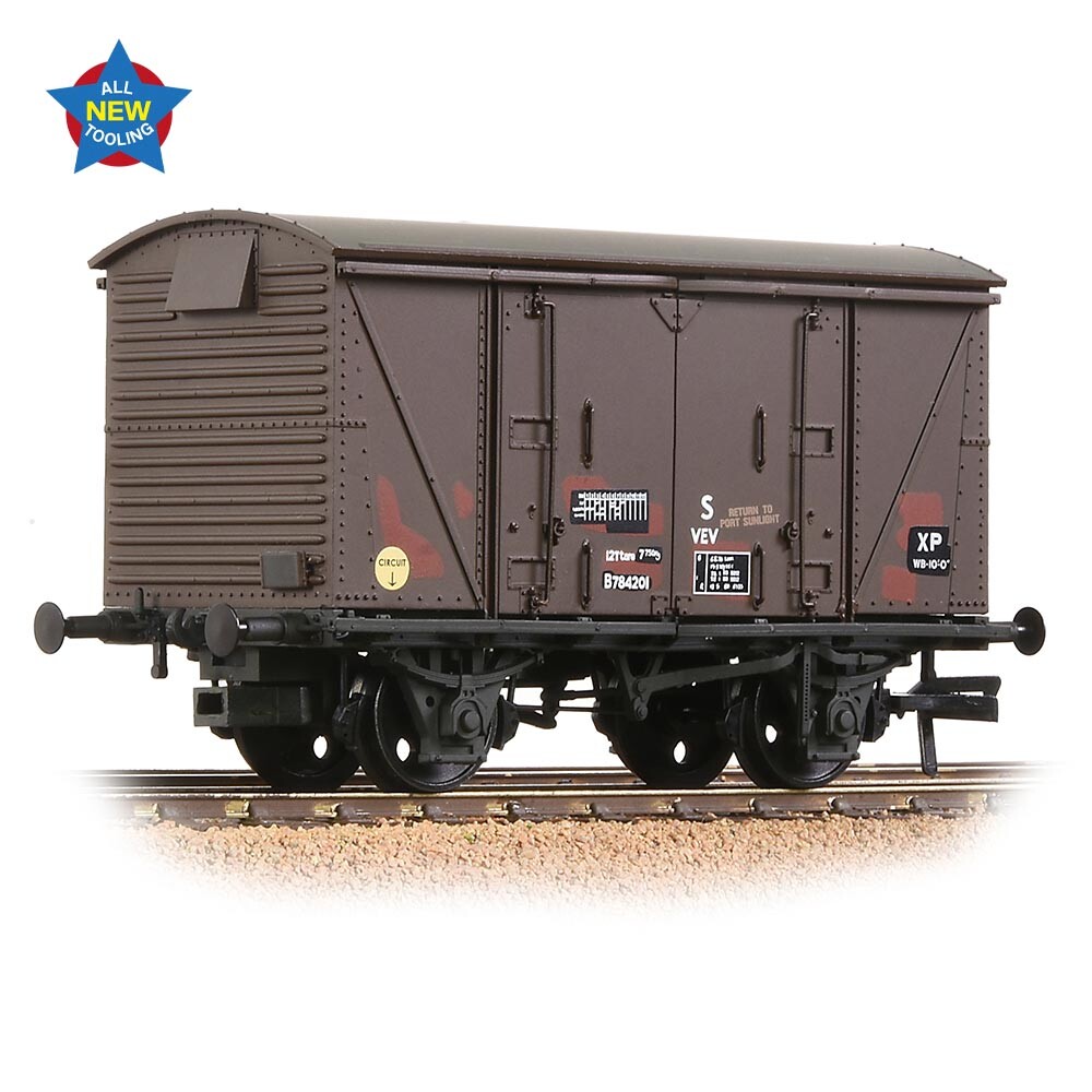 Bachmann Branchline 38-873 BR 12T 'Vanwide' Ventilated Van BR Bauxite ...