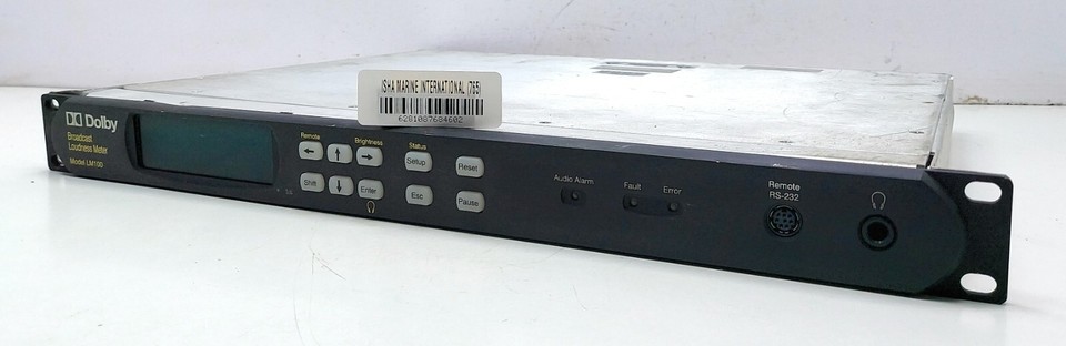 Dolby LM100 Broadcast Loudness Meter 0765 | eBay UK