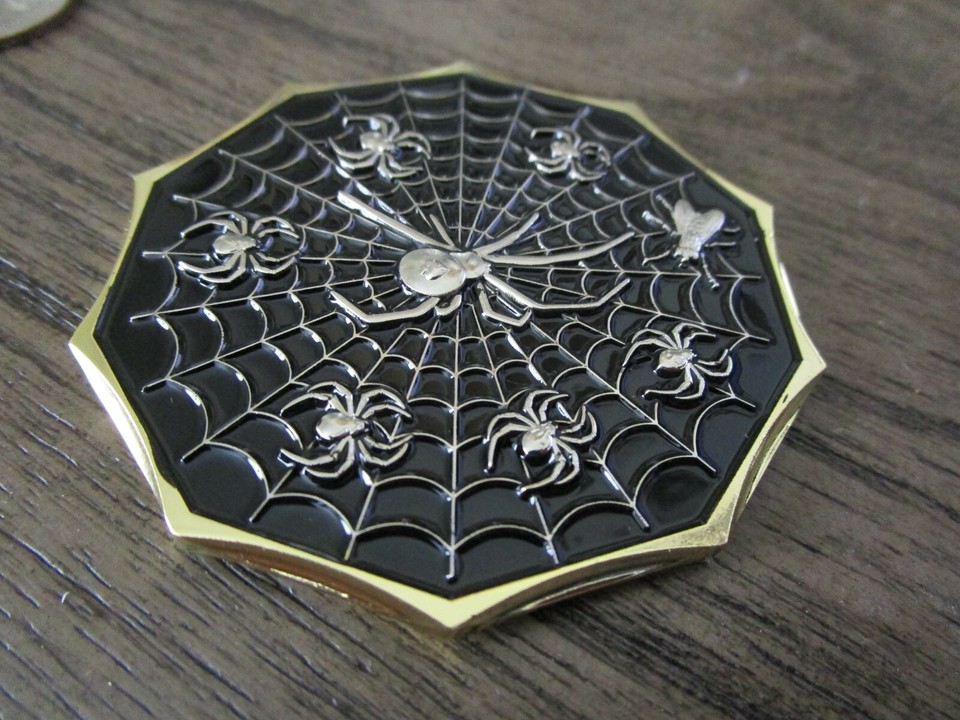Special Collection Service CIA NSA Spider Web Challenge Coin | eBay