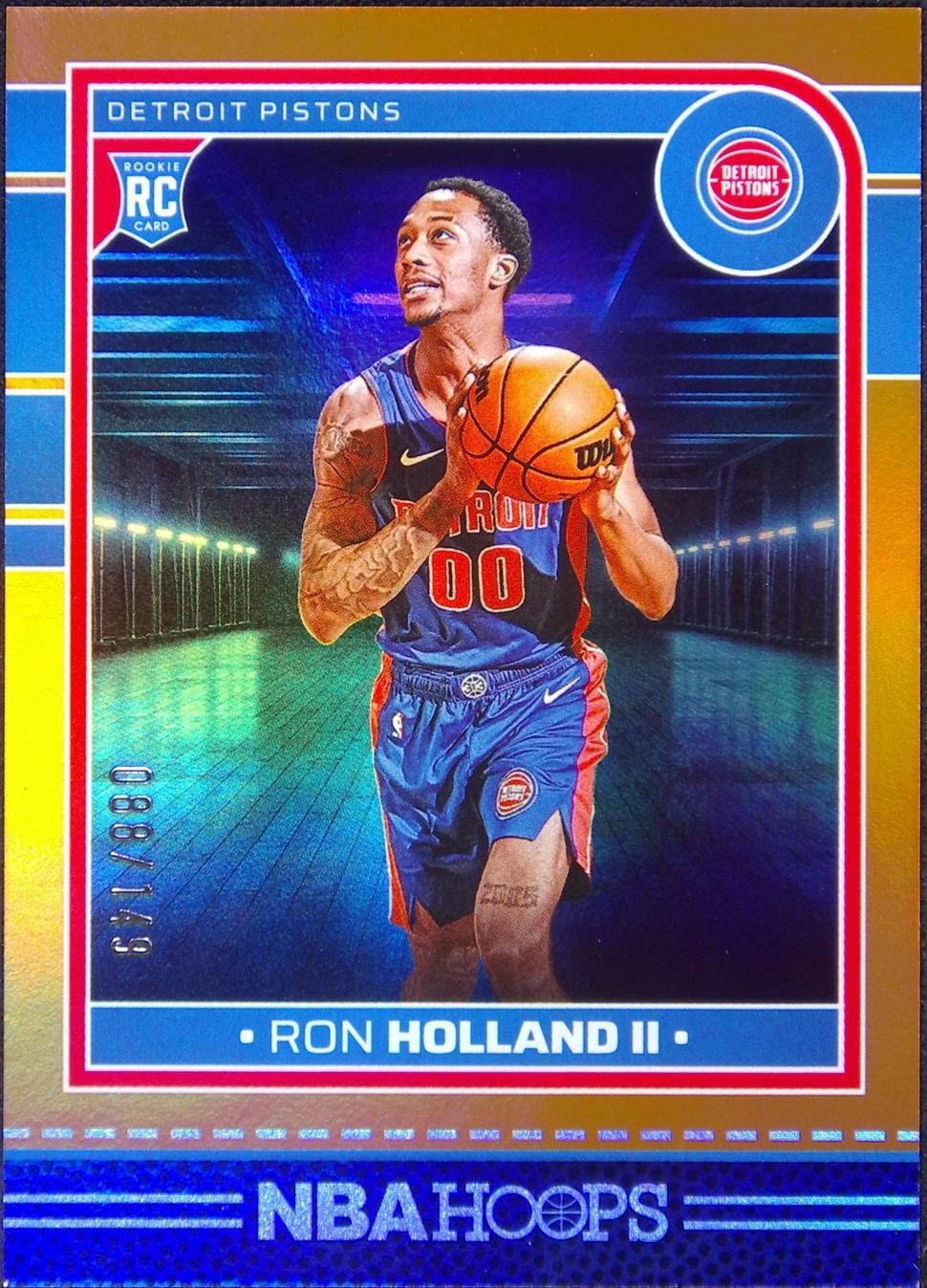 2024-25 Panini Nba Hoops - Rookies Ron Holland II #235 Orange /149 (RC ...
