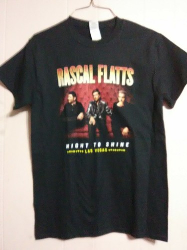RASCAL FLATTS T Shirt Size Small..."Night To Shine" LAS VEGAS 100% ...