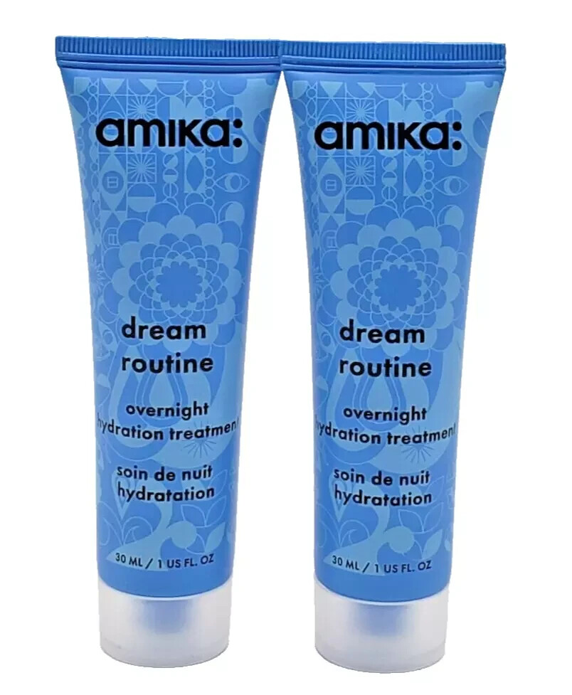 Amika Dream Routine Overnight Hydration Treatment 1 oz - Pack of 2 | eBay