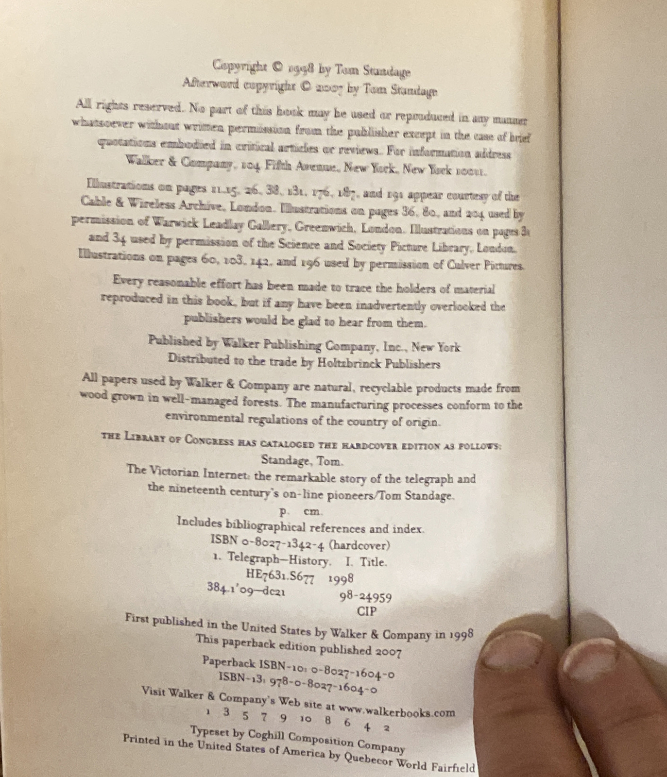 Victorian Internet : The Remarkable Story of the Telegraph and the ...