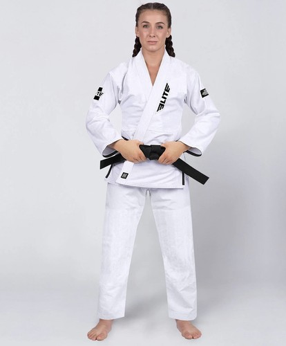 Elite ET1000 White Gi, Pants & Belt Size F2 Jiu-Jitsu | eBay