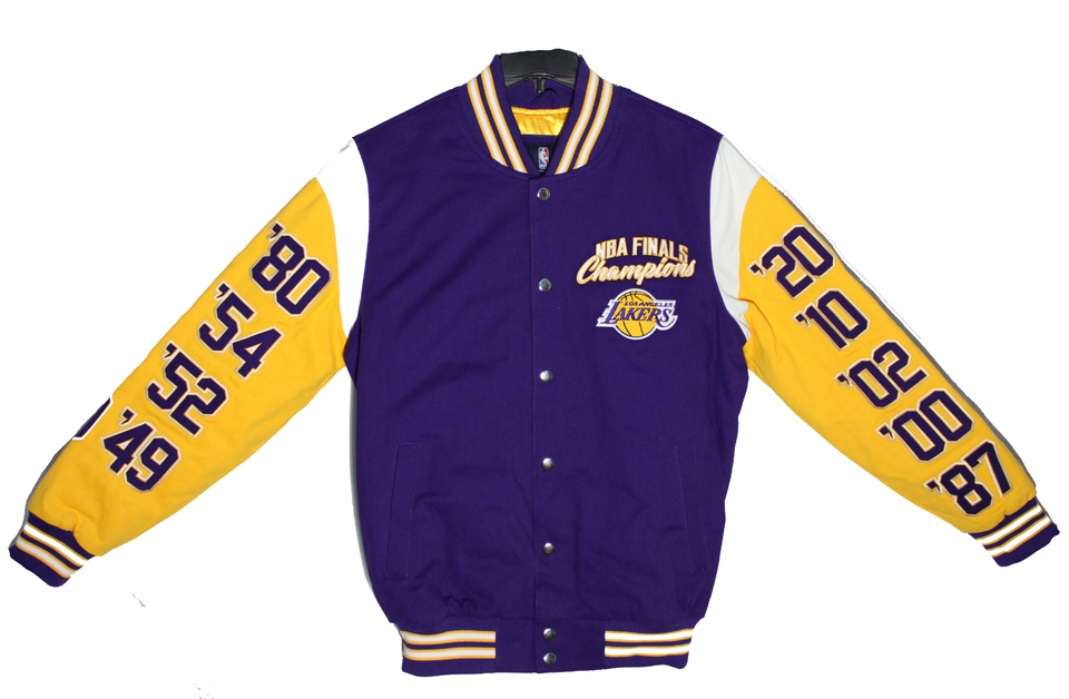 Los Angeles Lakers NEW 17-Time 17X NBA Finals Champions Varsity Jacket ...