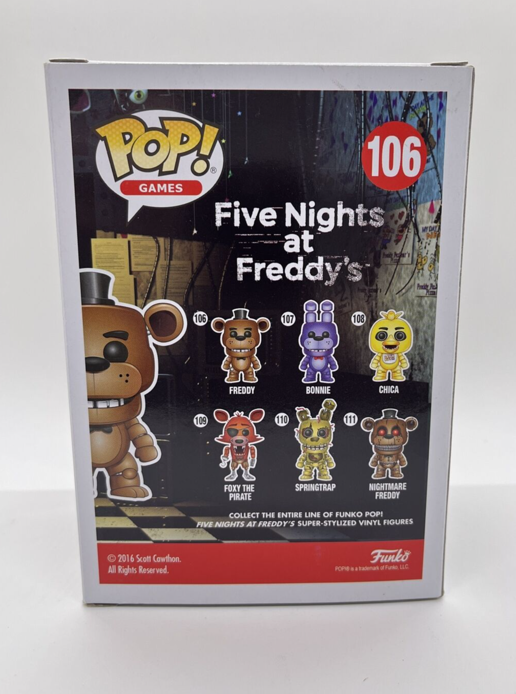 Funko POP Five Nights at Freddys Flocked Freddy 106 FNAF Barnes Noble ...