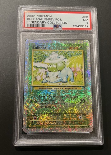 Bulbasaur 68/110 Legendary Collection Reverse Holo Vintage Pokemon Card ...