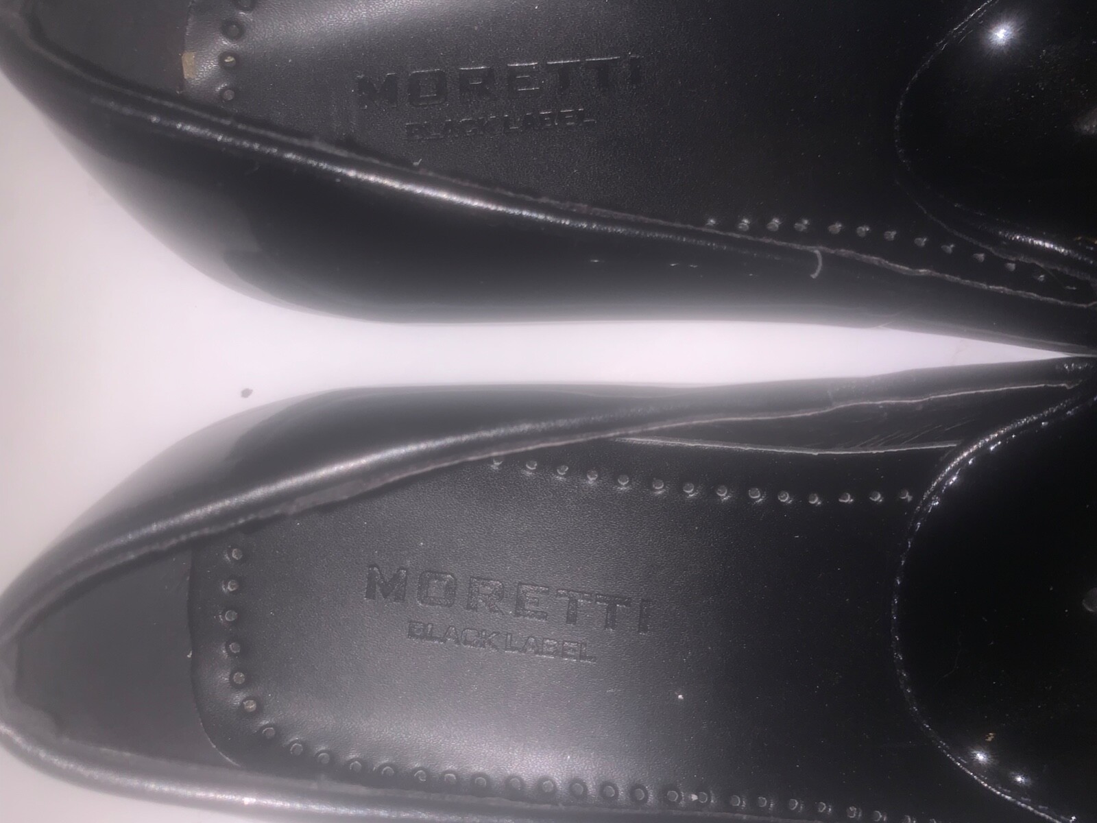 Moretti Black Label Patent Leather Men's Shoes With R… - Gem