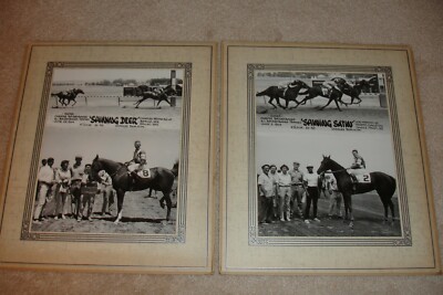 Lot of 2 Vintage Winning Horse Racing Photos 1964 Charles Town Race ...