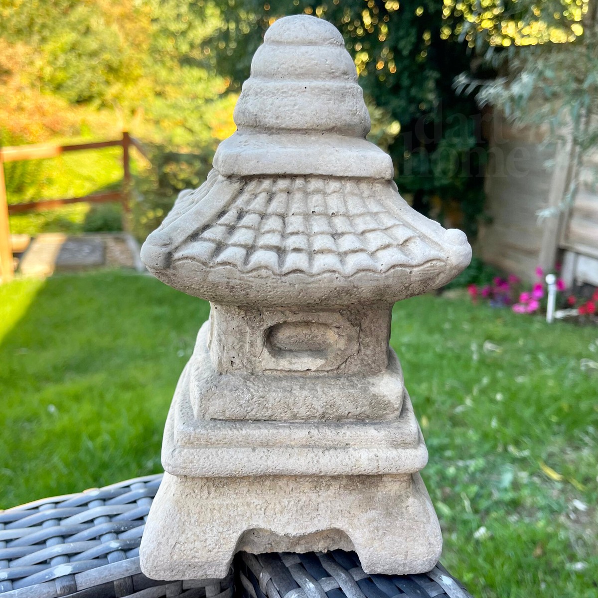 Japanese Concrete Garden Ornaments Fuji Pagoda Garden Ornament
