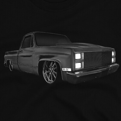 Chevy Truck C10 CK 1982 Vintage Retro Auto Custom Lowered Square Body ...