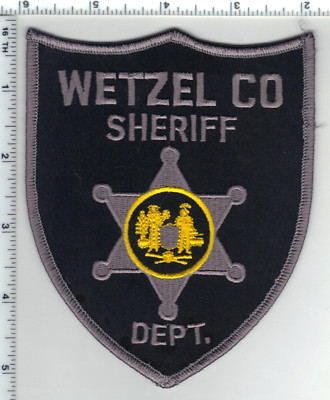 Wetzel County Sheriff Dept. (West Virginia) 2nd Issue Shoulder Patch | eBay